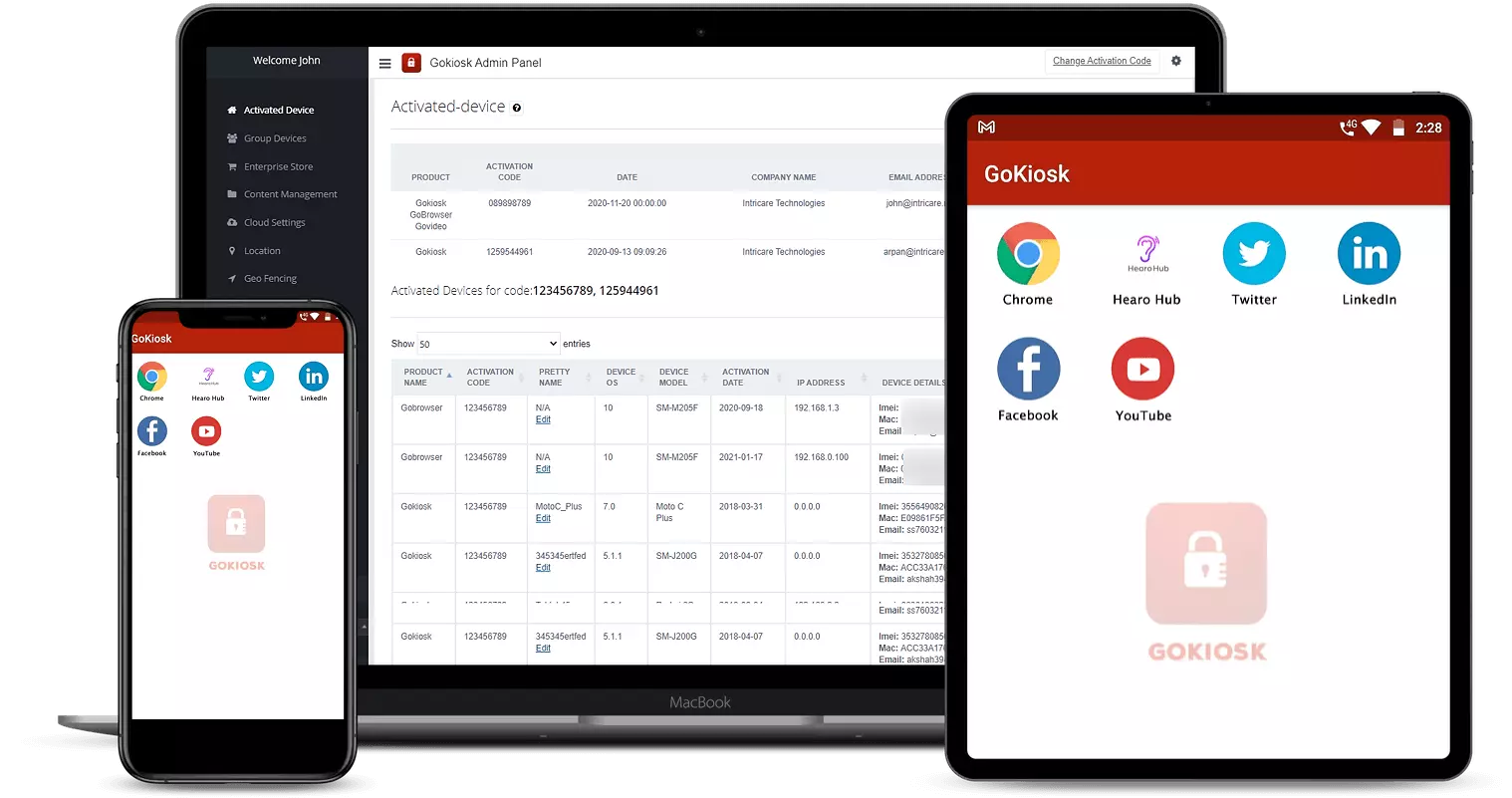 GoKiosk Features | Gokiosk | Android Kiosk Lock Down